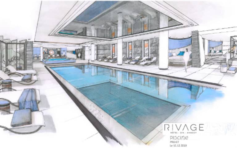 Rivage, le nouvel hôtel avec spa d’Annecy ouvre cet été